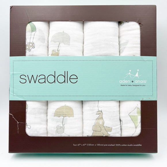 aden + anais | Accessories | Aden Anais Swaddle Set 4 Pack Unisex ...